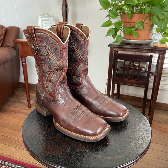 Ariat | Shoes | Ariat Quick Draw Western Boots Mens Size 85d | Poshmark